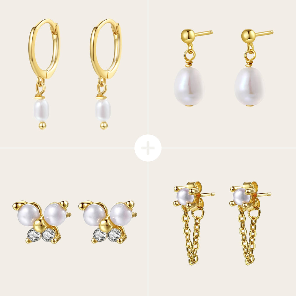 Pearly Earring Set – Hey Happiness
