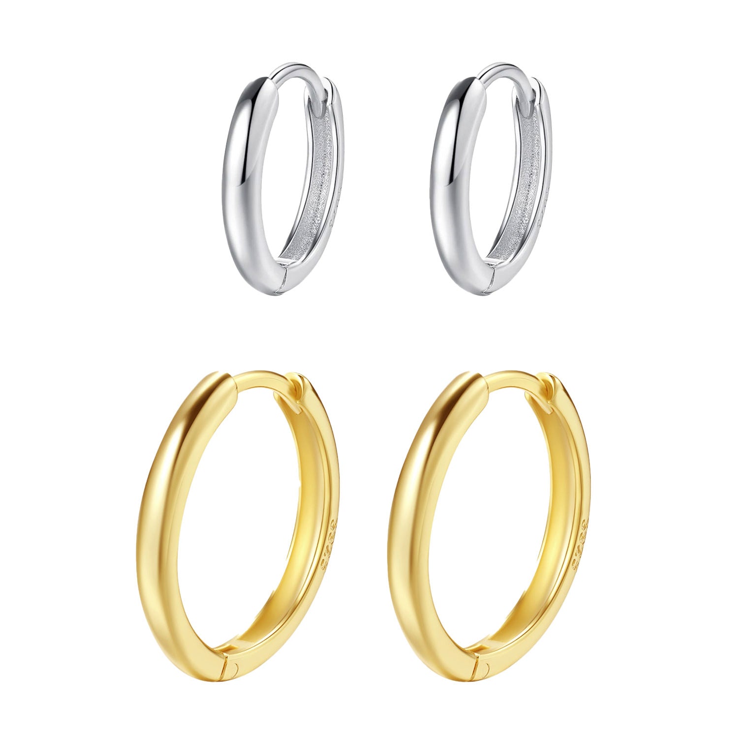 Duo Grace Earring Set Sterling Silver Hey Happiness