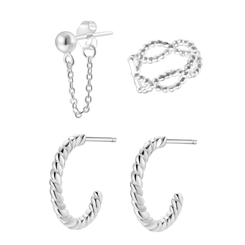 Unify Earring Set Sterling Silver – Hey Happiness