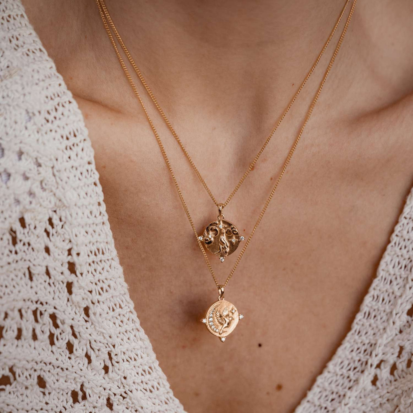 Fearless Pendant Necklace Sterling Silver – Hey Happiness