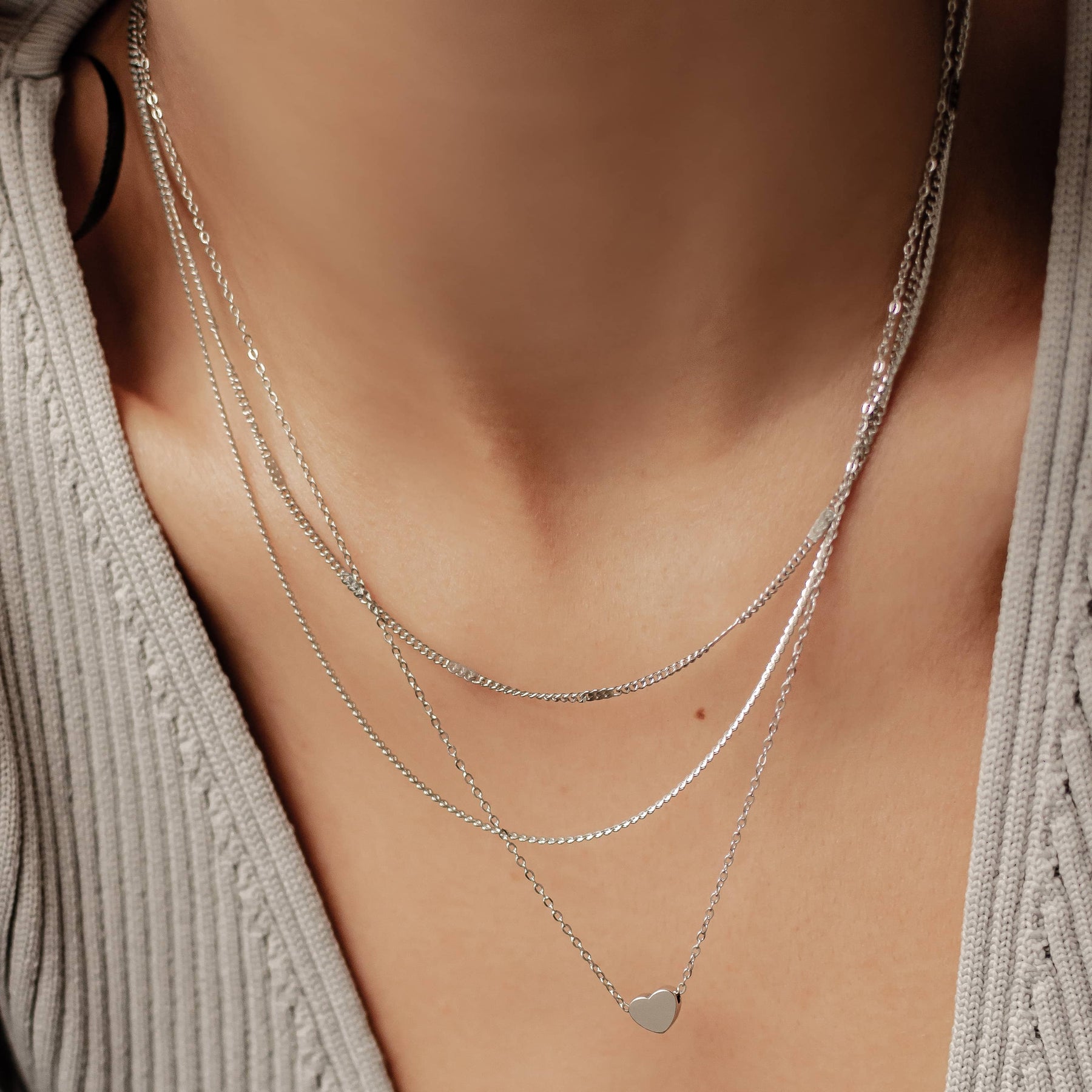 Amore Layering Necklace Set – Hey Happiness