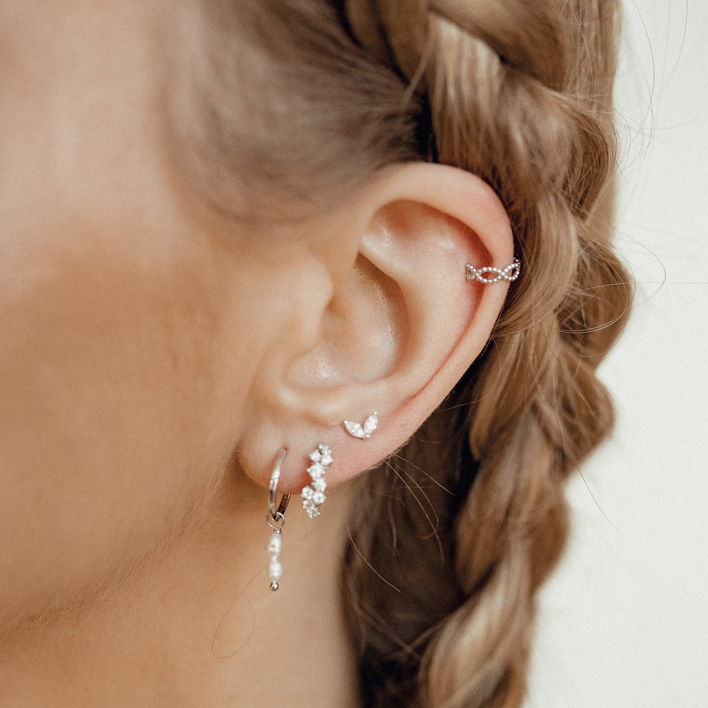 Double Helix Ear Cuff Sterling Silver – Hey Happiness