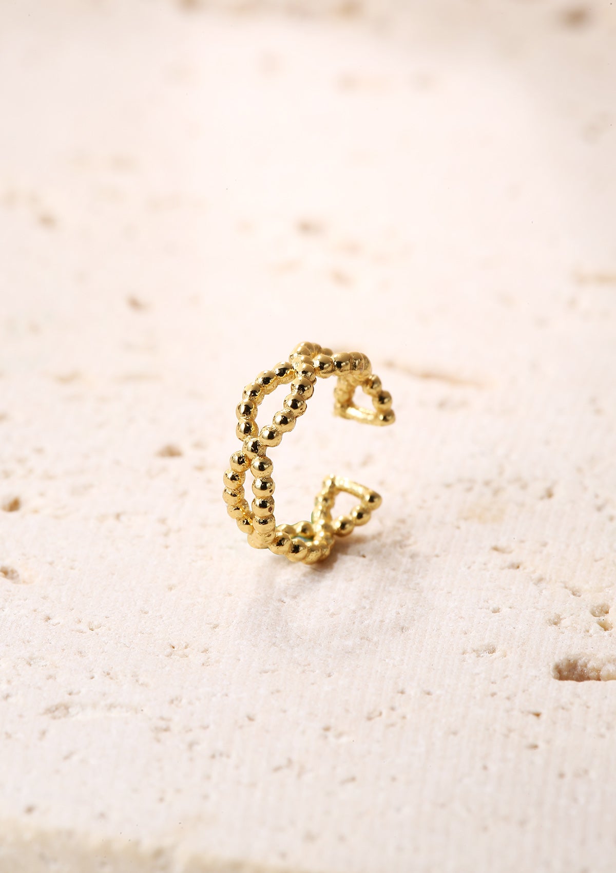 Double Helix Ear Cuff Sterling Silver Gold – Hey Happiness