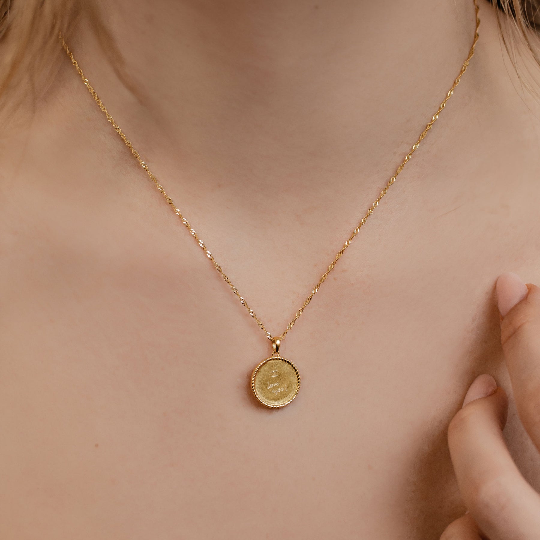 Handwriting Pendant Necklace Sterling Silver – Hey Happiness