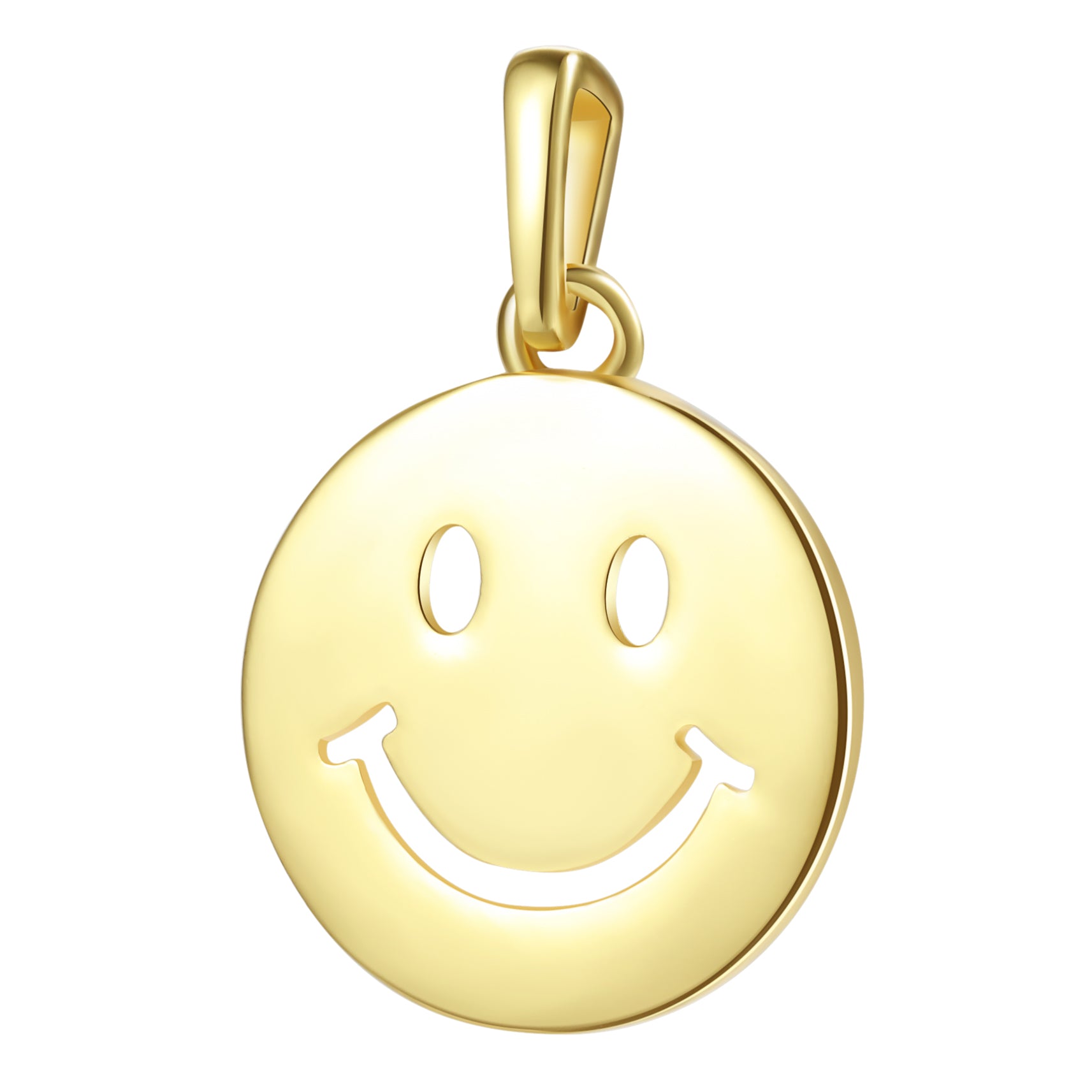 Grin Pendant for Happy & Joyful in Gold – Hey Happiness