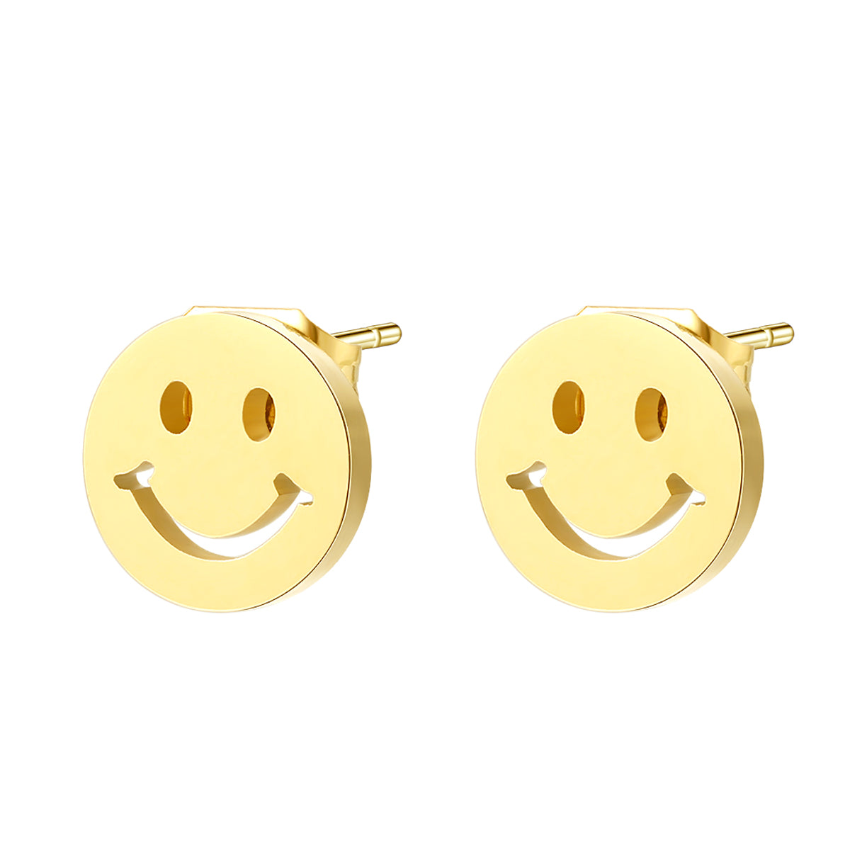Smiley Face Stud Earrings – Hey Happiness
