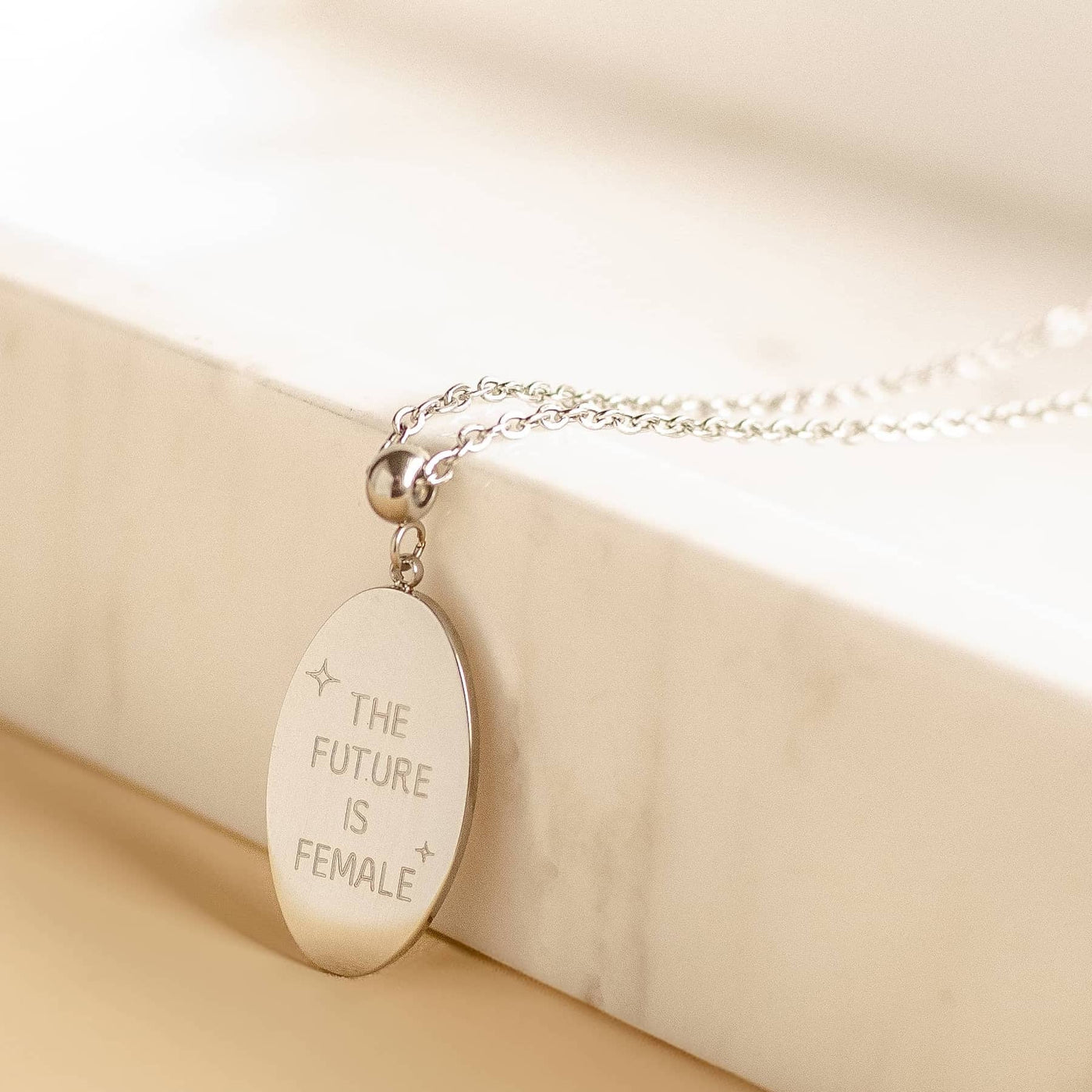 The Future is Female Pendant Necklace – Hey Happiness
