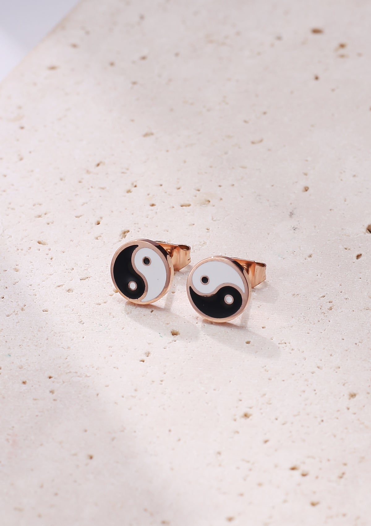 Yin Yang Stud Earrings – Hey Happiness